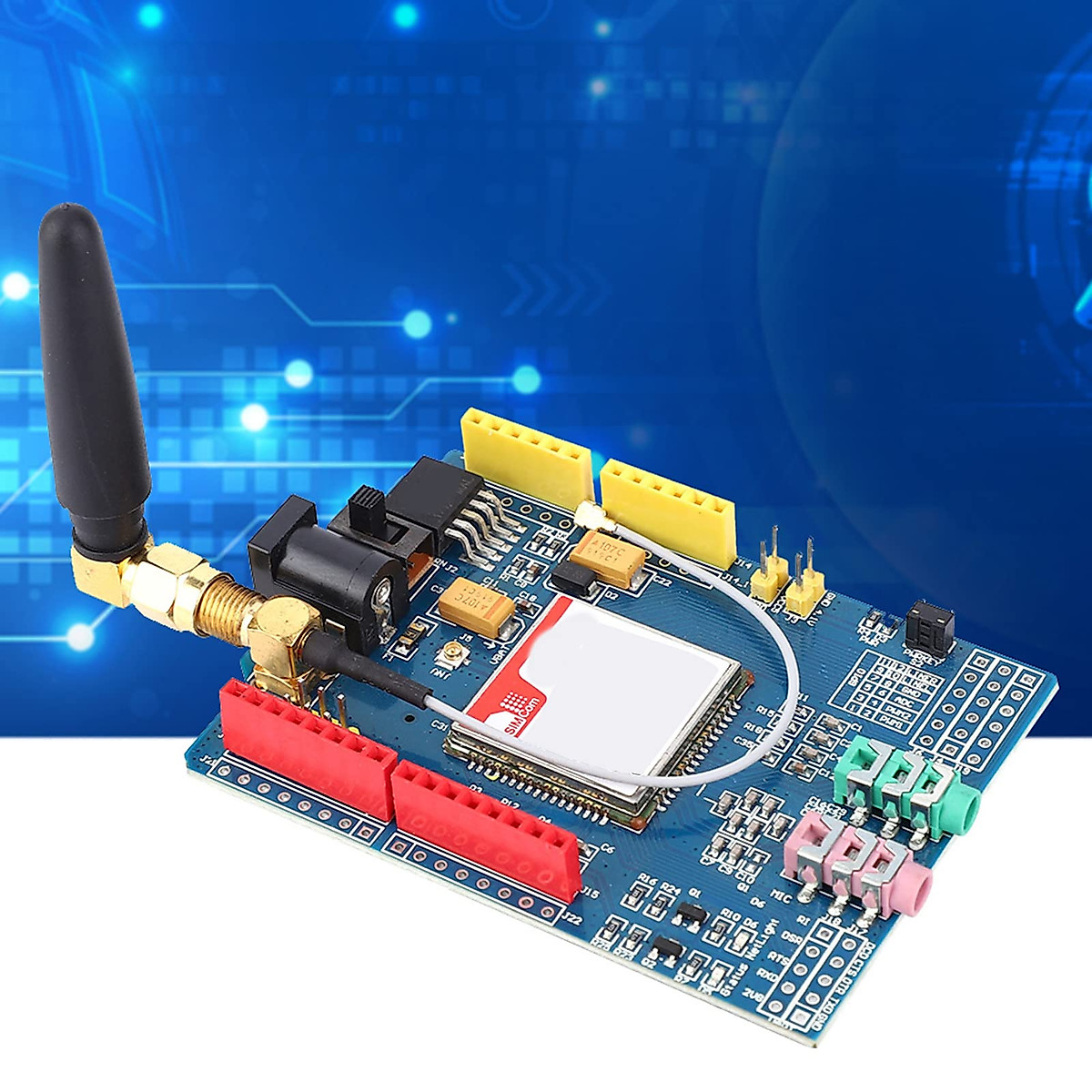 SIM, GPS Founder Expansion Board SIM900 850 900 1800 1900 MHz GPRS GSM Module with Antenna Compatible for, GPS System Accessories