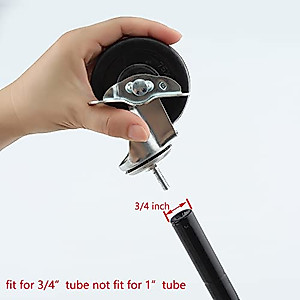 Caster Wheels,Shelf Casters,Set of 4, Shelving Wheels Replacement Wire Shelf Casters,Storage Shelf Casters for Shelf to Replace Wire Shelving  Leveling Feet - Fit Pusalxl Shelf