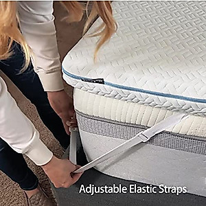 Dreamsmith 3 Inch Gel Memory Foam Mattress Topper Twin, Cooling Bed Topper for Back Pain with Removable Soft Cover, CertiPUR-US Certified, Twin