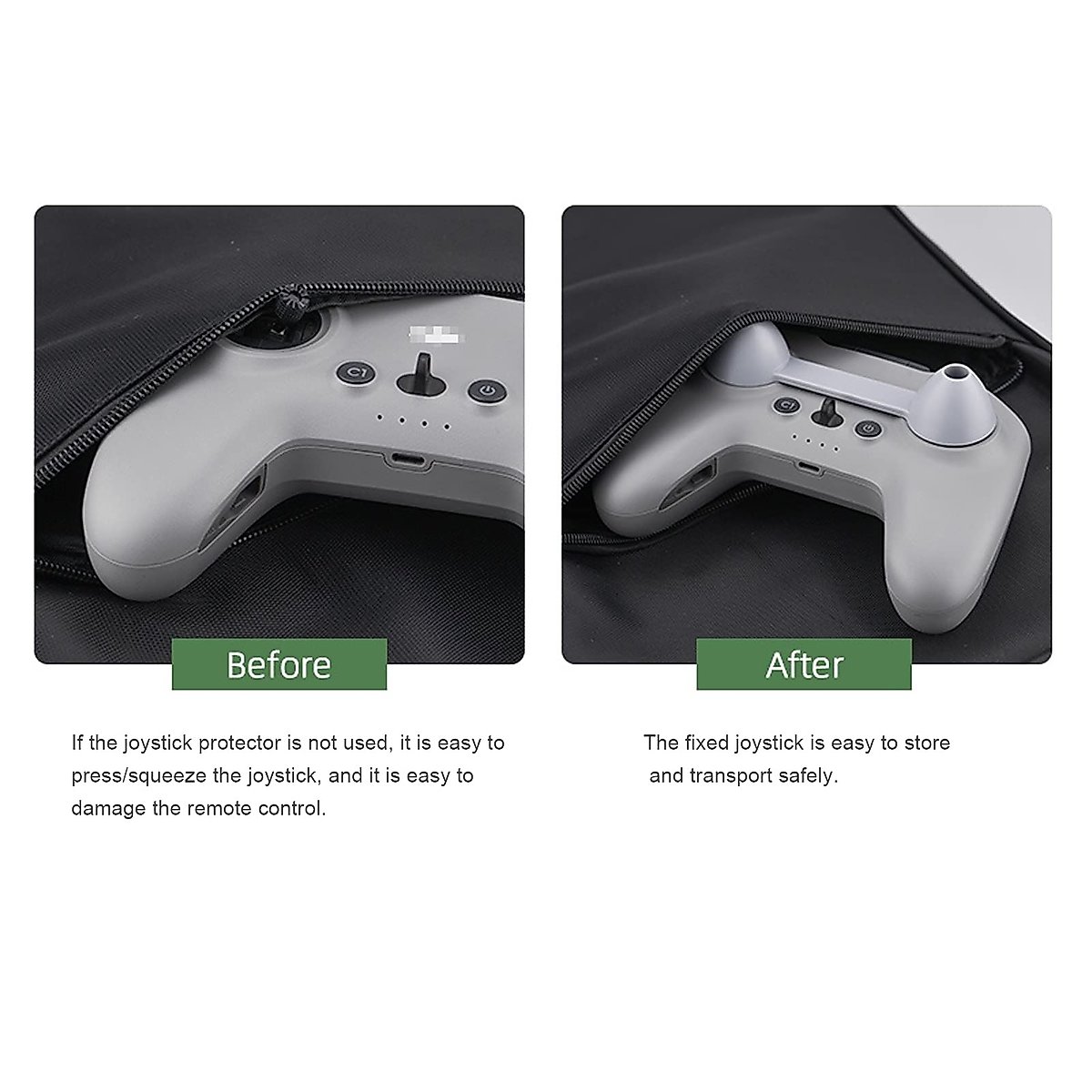 LZKW Joystick Protector, Rocker Protector Cover Easy to Install and Remove with High‑Strength Plastic for Protective Effects