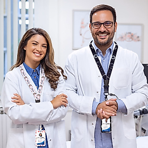 2 Pcs ID Badge Holder with Lanyard Retractable Heavy Duty Badge Reel Clip Cute Work Badge Holder for Women Nurse Teacher Detachable Key Lanyard Key Card Nametag Holder Rainbow and Moon Lanyard