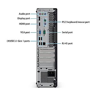 Lenovo ThinkCentre M910S SFF Desktop Computer, Intel Quad Core i5-6500 up to 3.6GHz, 16GB DDR4, 512GB SSD, WiFi, BT, VGA, DP, Wireless Keyboard&Mouse, Windows 10 Pro 64 Bit (Renewed)