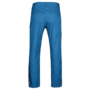 Little Donkey Andy Women's Lightweight Waterproof Rain Pants Breathable Hiking Pants for Outdoor Fishing Swedish Blue XL