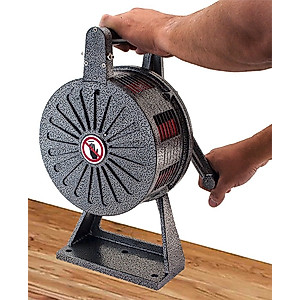 Vixen Horns Air Raid Hand Crank Siren, Loud Heavy Duty Tornado Siren with Base/Table Mount, Fire Air-raid Alarm, Warning Construction Air Horn VXS-1200M