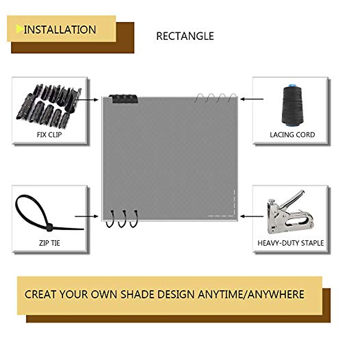 COARBOR 8'x26' Outdoor Shade Fabric Cloth Material Roll for DIY Pergola Cover Garden Plant Patio Deck Porch Shade Cover Yard Balcony Backyard Pergola Shade Privacy Screen Beige