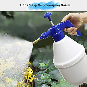 Cosywell Hand Pressure Pump Sprayer Water Spray Bottle for Plants 0.4 Gallon Car Wash Sprayer Adjustable Nozzle for Lawn Garden Home Cleaning Solutions Car Detailing Washing 51oz /1.5L