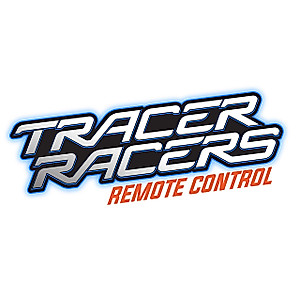 Tracer Racers Remote Control Cordless Glow in The Dark High-Speed Super Loop Speedway Track Set with Two Cars for Dual Racing, Glow Blue