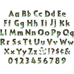 Barker Creek Letter Pop-Outs, 4" Prickles, Multicolor Designer Letters for Bulletin Boards, Breakrooms, Reception Areas, Signs, Displays, And More! 4", 255 Characters per Set (1734)