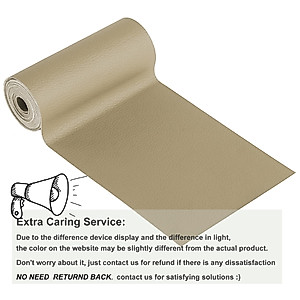 YAFCL Leather Repair Patch for Furniture, 4" x 63" Leather Repair Tape self Adhesive, Leather Repair Patch for couches car seat Sofa Jackets Handbags Medium Beige