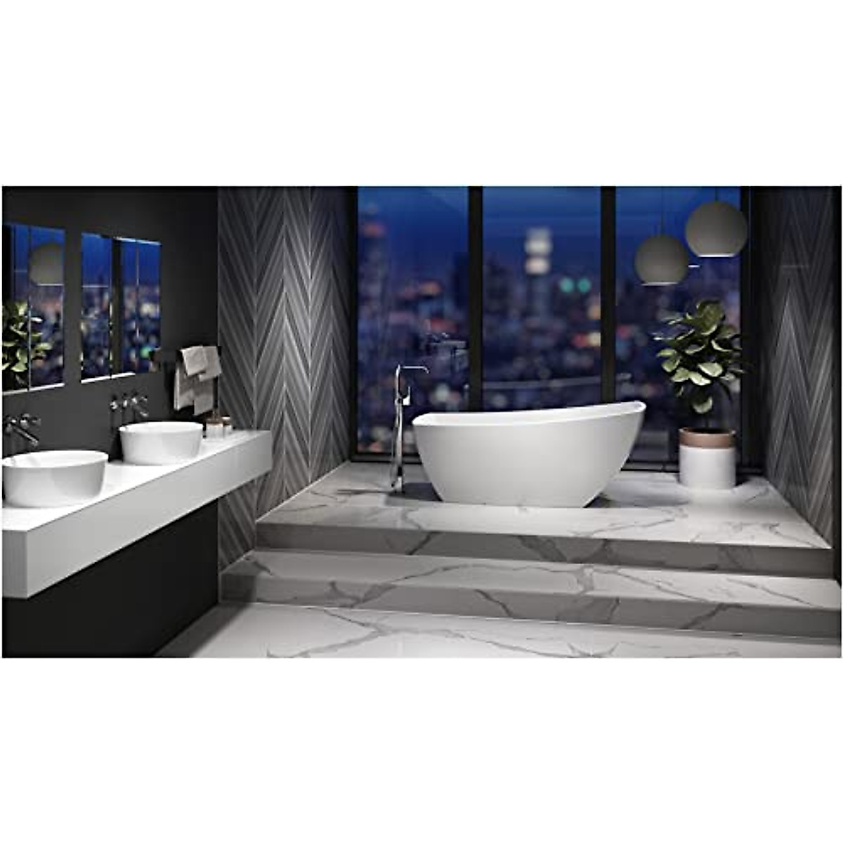 Jacuzzi PD47000 PD47000 26" H x 30" W x 5-1/4" D Triple Door Medicine Cabinet