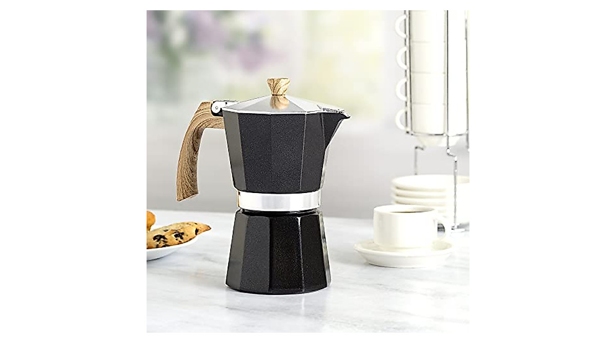 Primula 6-Cup Aluminum Espresso Maker for Stovetop & Camping