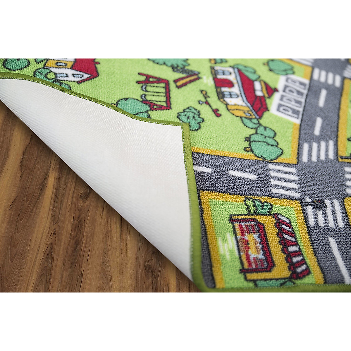 Kids Rug Carpet Playmat City Life Learn Have Fun Safe, Children's Educational, Road Traffic System, Multi Color Activity Centerpiece Play Mat! for Playing with Cars for Bedroom Playroom