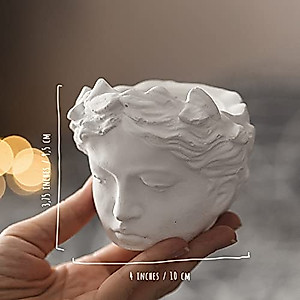 Lavender Scented Candle Wooden Wick Natural Soy Wax Luxury Jar Handcrafted Candles Woman Sculpture Creative Modern Decor, 18 Hour Burn, Wife Anniversary Birthday Christmas Gift