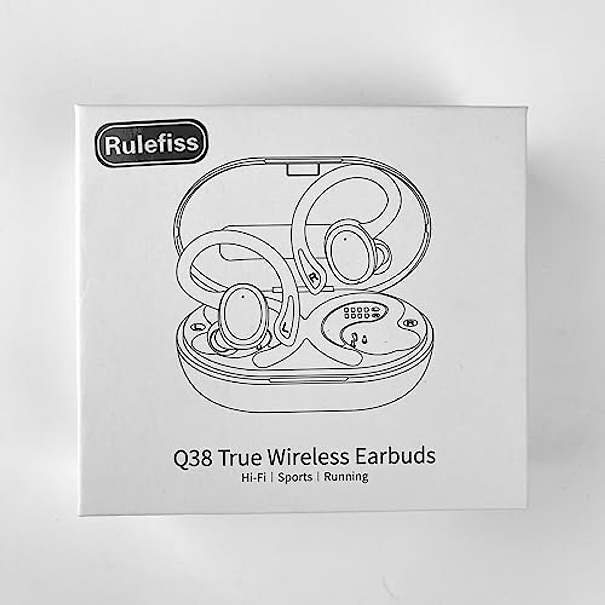 Wireless Earbuds Bluetooth Headphones, Bluetooth 5.3 Earbuds with Immersive HiFi Stereo, 2023 New 48Hrs Wireless Ear Buds Over Ear, HD Mic, Comfortable Sport Earhooks, IP7 Waterproof in Ear Earphones