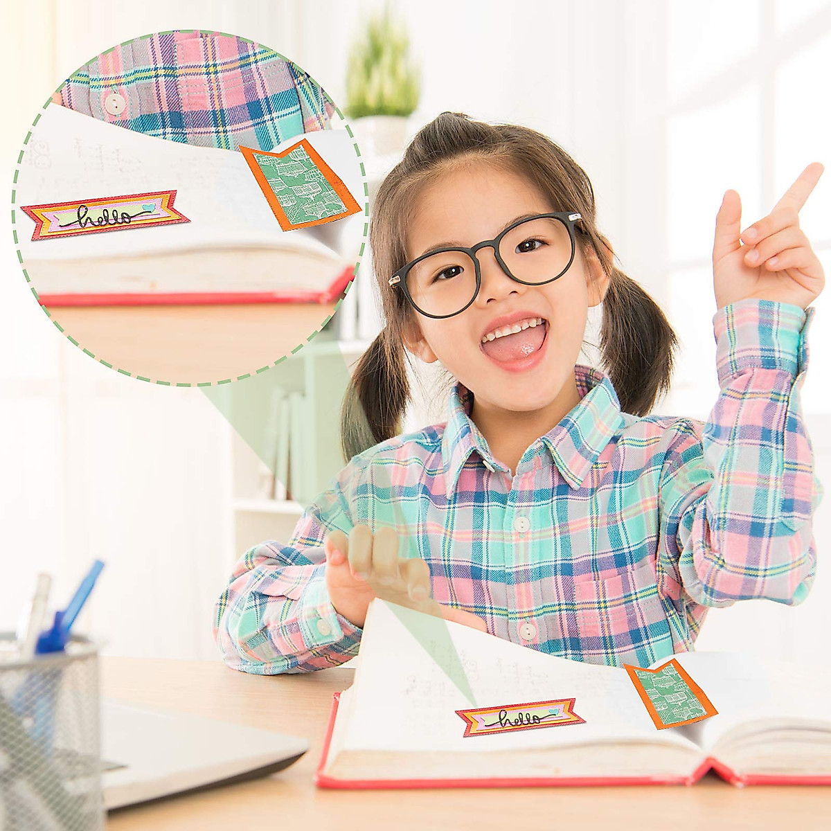 Bookmark Metal Cutting Dies DIY Craft Carbon Steel Embossing Template Metal Cutting Dies Metal Stencils Scrapbooking Tool and Thin Banner Cutting Die for Card Scrapbooking DIY (Classic Style)