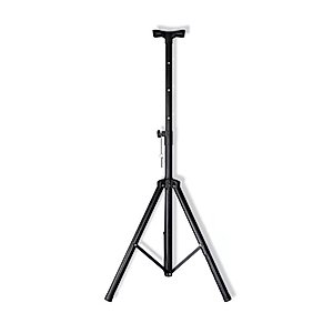 Speaker Stands Sound Stand Floor Stand Speaker Bracket Audio Tripod Professional Triangle Tray Shelf KTV Stage Card Package Rack Metal Floor/Wall Mount Speaker Stand (Color : Brass)