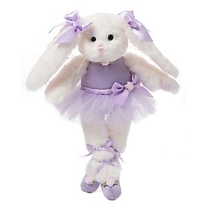 Bearington Collection Twirlina Ballerina Plush Stuffed Animal Bunny 12"