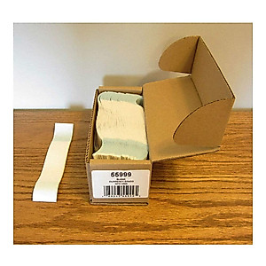 100 SELF Sealing Blank White Currency Straps Bands Money Bill Band Strap PMC