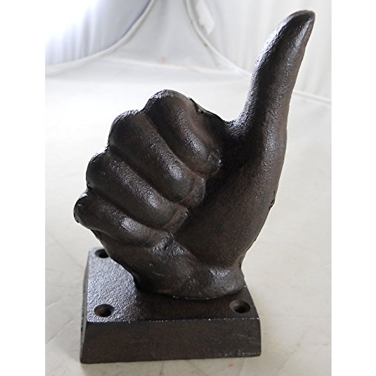 Cast Iron Thumbs Up Themed Wall Mounted Hook