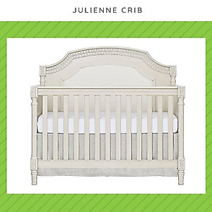 Full-Size Conversion Kit Bed Rails for Evolur Cribs (Cloud)