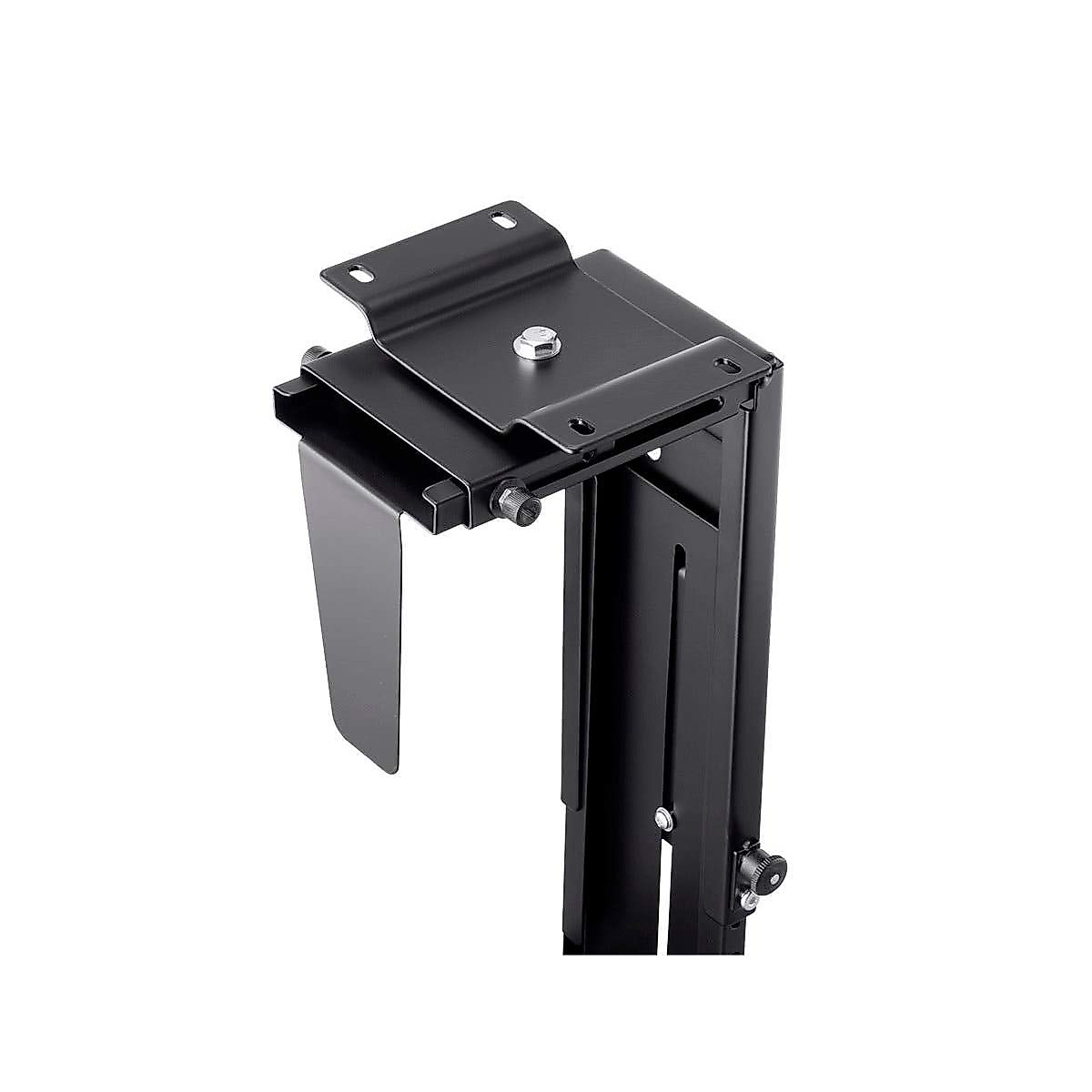 Monoprice PC Tower Holder - Adjustable Under Desk Mount, Designed for Use with Sit-Stand Desks - Workstream Collection