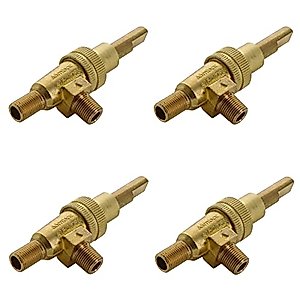 4418500200 Gas Burner Valve 1/8" 3/8-27 4 Pack