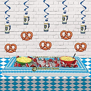 Beistle Oktoberfest Whirls, 40", Multicolored
