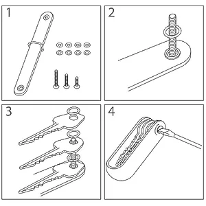 UbiGear Compact Smart Key Chain Expandable Leather Holder Organizer (Hold 1-6 Keys) (Leather, Orange)