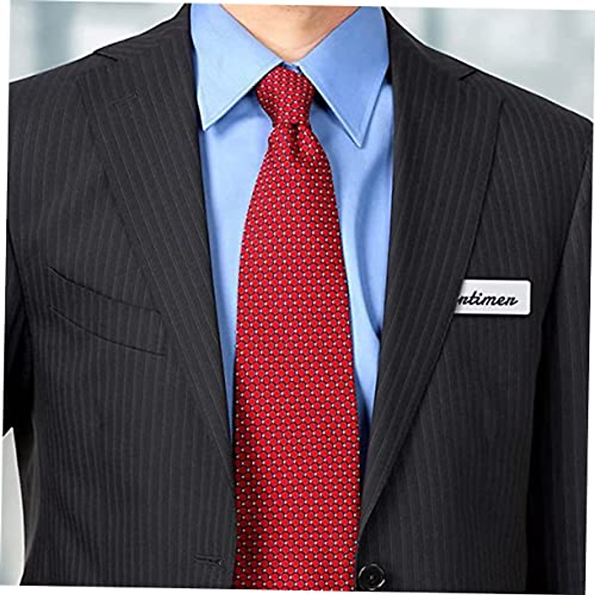 STOBOK 96 Pcs Office Gifts Gifts Office Magnets nametags Labels Name tag pin Custom Name Badge Stocking Name Tags Wood self Made Reel Crafting Supplies LED Name Card Metal