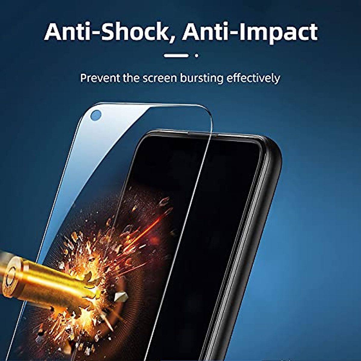 NEW'C Pack of 3, Glass Screen Protector for Google Pixel 4a 5G Anti-Scratch, Anti-Fingerprints, Bubble-Free, 9H Hardness, 0.33mm Ultra Transparent, Ultra Resistant Tempered Glass