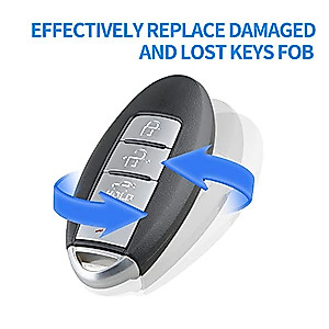 Car Smart Key Fob Replacement Fits for Nissan Altima 2007-2012 /Nissan Maxima 2009-2014 FCC ID: KR55WK48903