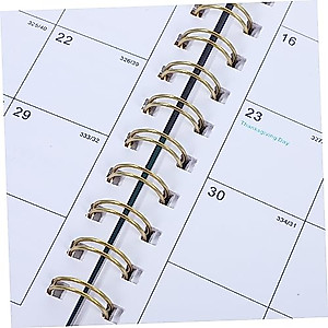 Operitacx 2024 Agenda Book Monthly Planner Notebook Daily Planner Notepad Academic Planner Writing Journal Notebook Daily Planning Calendar Horizontal Grid Write a Book Paper Student