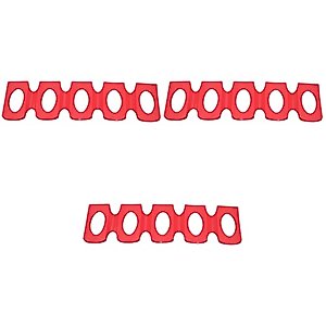 Healifty 3pcs Drinks Pad Saver Durable Fridge Silicone Countertop Beverage Space Pantry Kitchen Mat Organizer Tray Cans Wine Rack Fodable Bottle Can Beverages for Random Cabinet Holder
