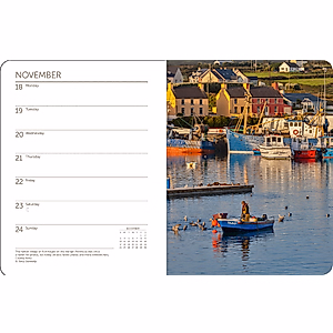 Ireland Weekly Engagement Calendar 2024, Planner 6.5" x 8.5" Spiral Bound