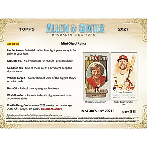 Topps 2021 Allen & Ginter Baseball Value Box