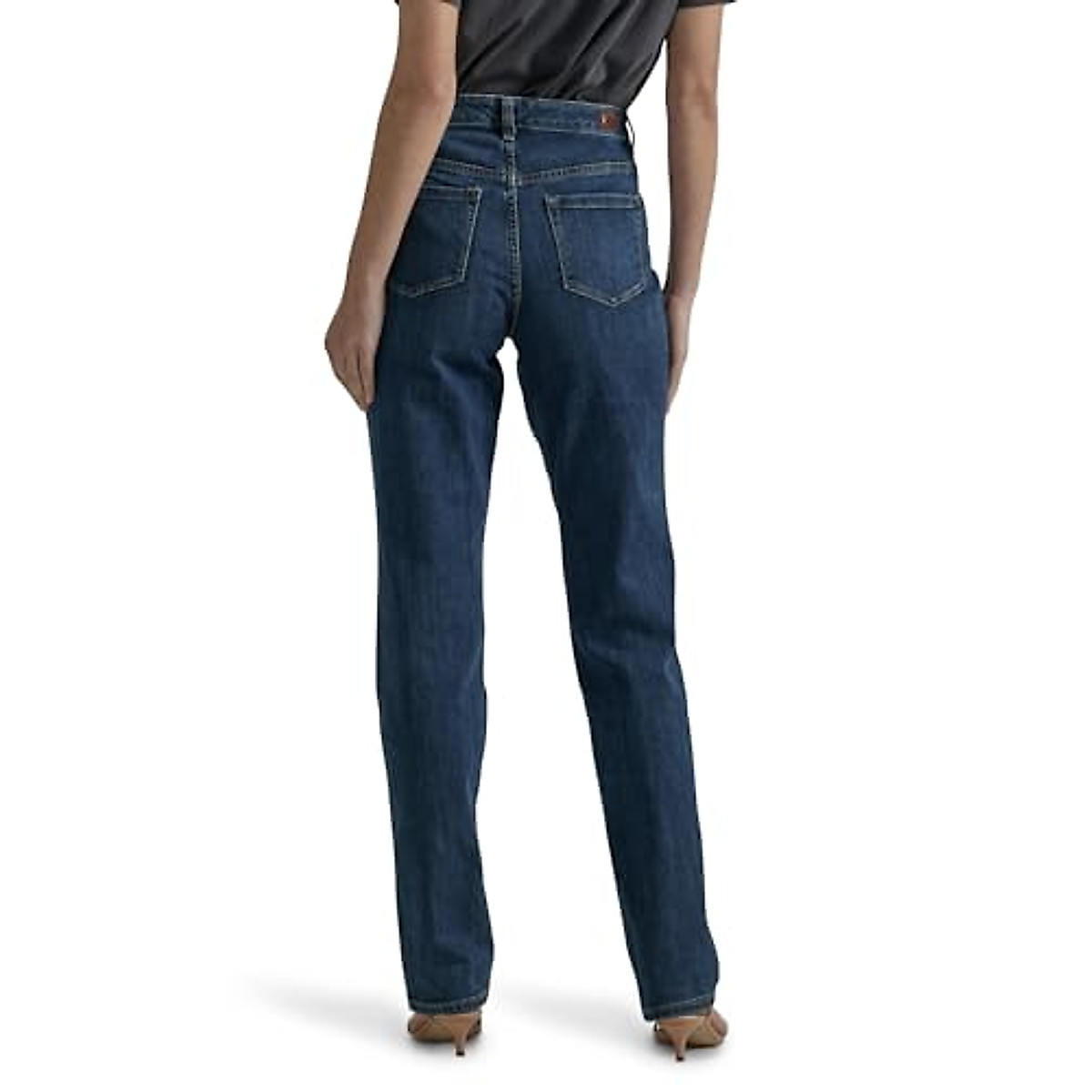 LEE Women's Classic Fit Monroe Straight-Leg Jean, Ellis, 12 Long