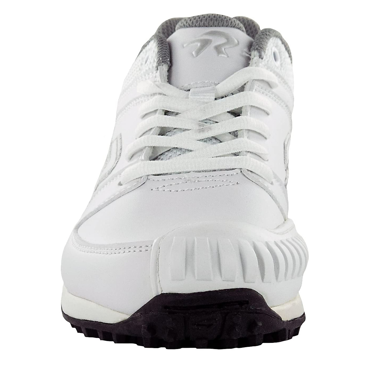 Ringor - Women's Flite Turf Pitching Softball Shoe (8.0 - White/Silver)