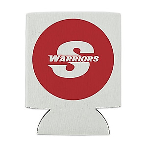 California State University Stanislaus Primary Logo Can Cooler - Drink Sleeve Hugger Collapsible Insulator - Beverage Insulated Holder