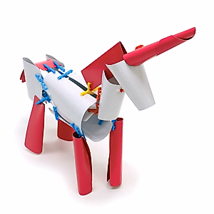 Card Clips 194 pcs Creative Card Building kit - Construction Toys for Girls and Boys Educational STEM Building Alternative to Building Blocks Toy (Artisan)