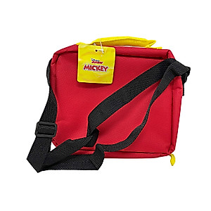 FF Mickey Lunch Bag with Strap, Blue, small