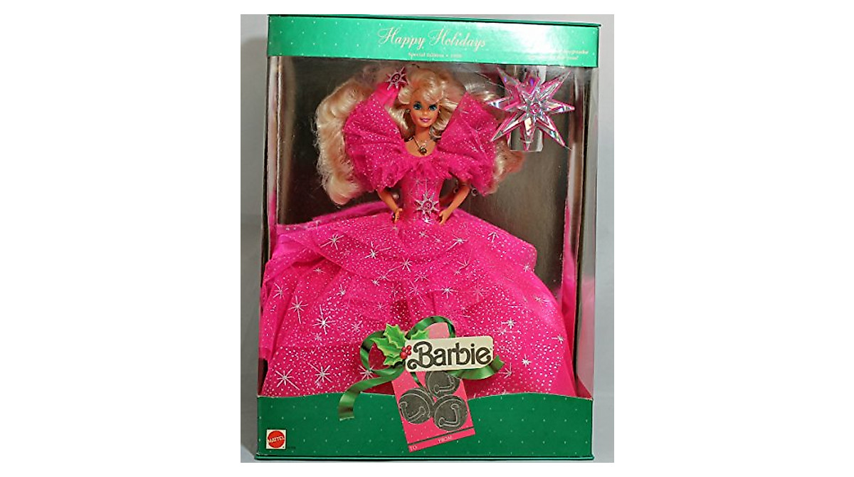 Barbie Mattel Happy Holidays 1990 Special Edition