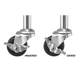 Whitmor 6056-3528 Cart, Chrome