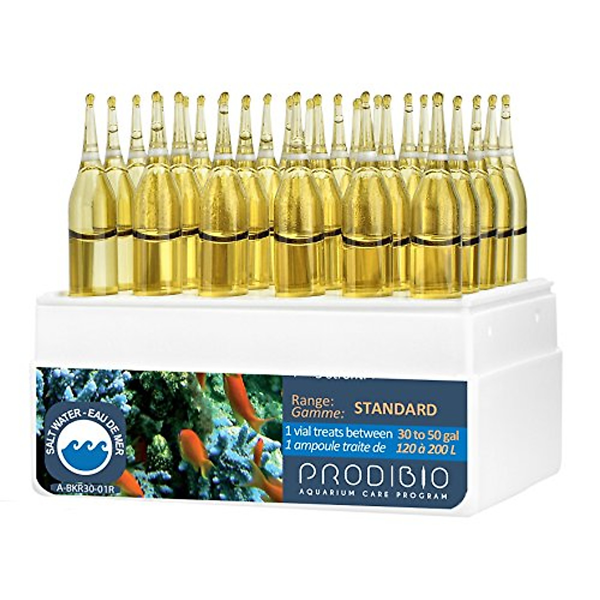 Prodibio Bio Reef Kit, Maintenance, Saltwater, 30/ 1mL vials, 30 gal and up