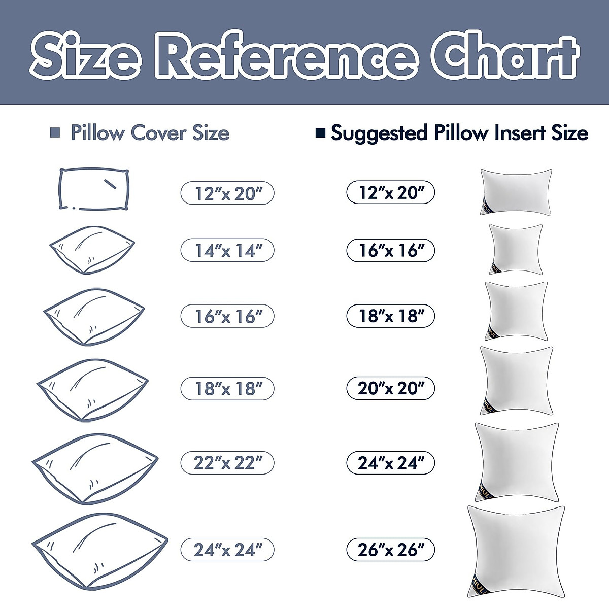 MIULEE 18x18 Pillow Inserts Set of 2 Throw Pillows 18 Inch Premium Down Alternative Pillow Inserts Decorative Pillow Stuffer for Sofa, Couch (18x18 inch, Set of 2)