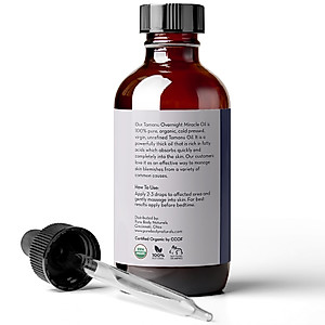 Pure Body Naturals Cold Pressed Tamanu Oil, 4 Fl Oz - Calms Irritated Skin - Moisturises Dry Scaly Skin