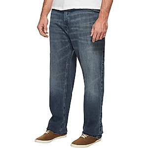 Nautica Men's Size Big and Tall Relaxed Fit Jean, Gulf Stream Wash, 42W x 32L