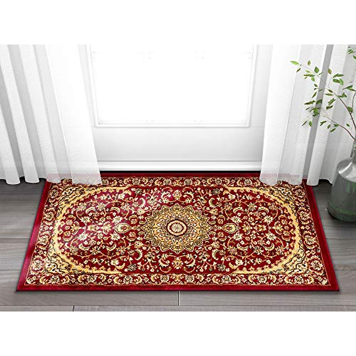Well Woven Timeless Aviva Traditional Red 2'3" x 3'11" Area Rug