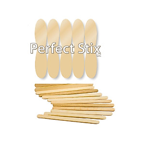 Perfect Stix 4.5 Inch Wooden Ice Cream and Craft Stix