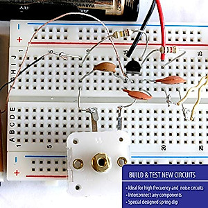 Deke Home 4 Solderless Breadboard Kit. 2x830- large +2x400-small. Arduino Bread board for Proto Shield electronic distribution circuit. Connecting mini blocks boards raspberry pi jumper wires circuits