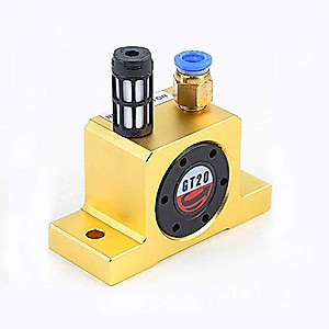 High Speed GT-20 Industrial Pneumatic Turbine Vibrators with Silencer and Connector